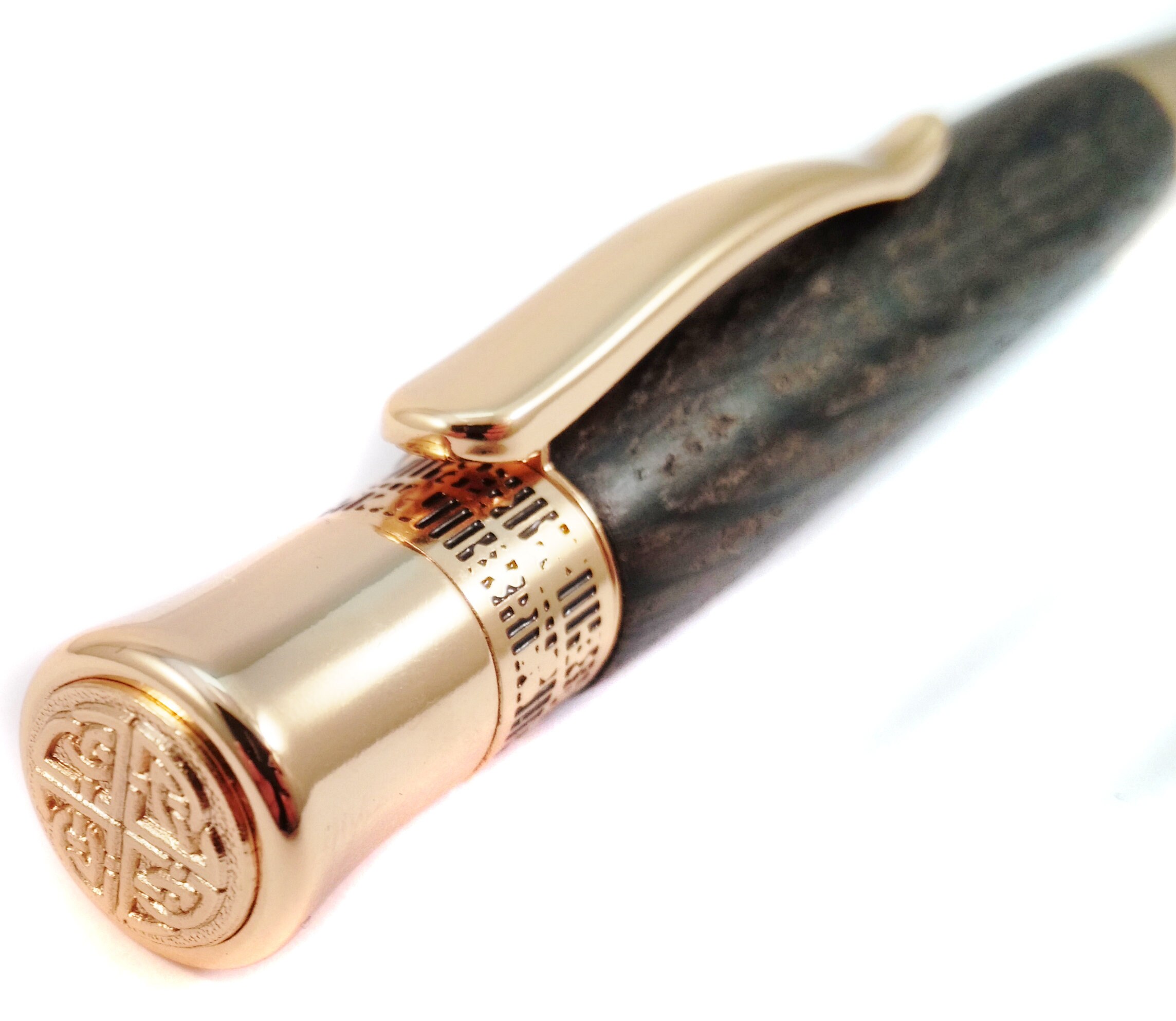 Personalized Irish Bog Oak Wooden Pen. Perfect 5th Anniversary Gift. - Etsy