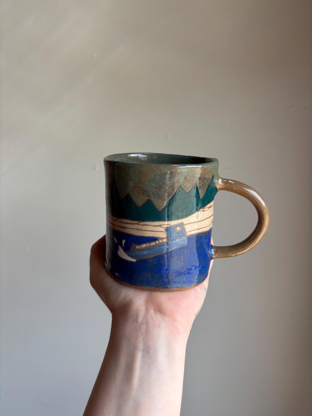 Jet Boat Mug With Full Wrap Design - Etsy