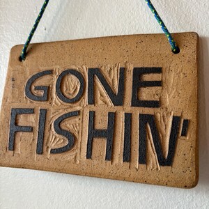 Gone Fishin’ Decorative Sign - Etsy