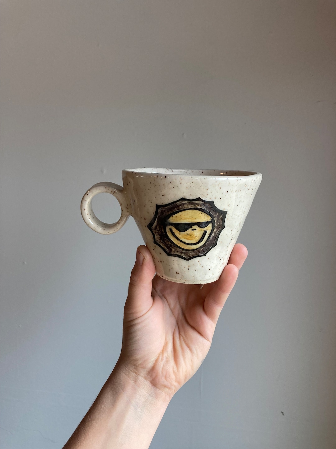 Hot Stuff Coil Mug With Loop Handle - Etsy