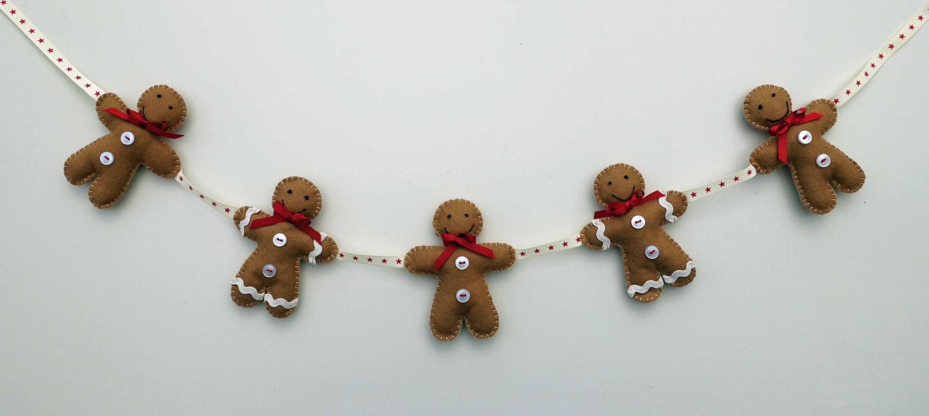 Gingerbread Man Decoration Pattern and Instructions DIY Pdf - Etsy