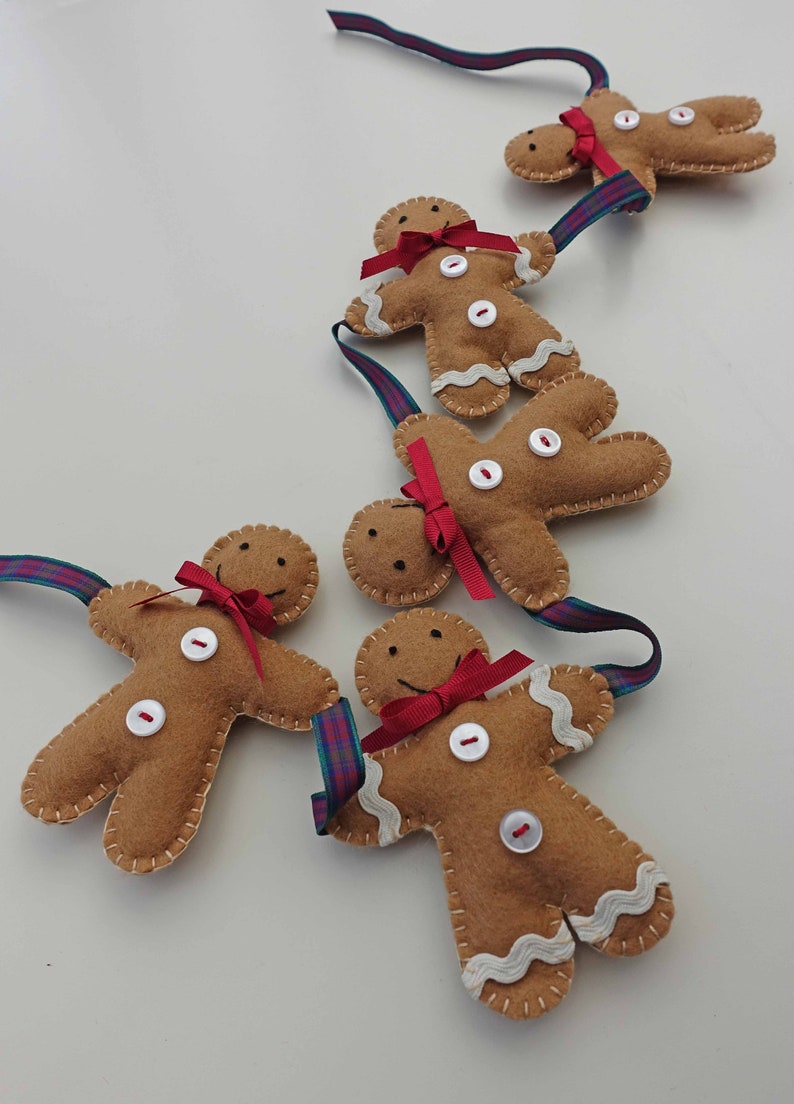 Gingerbread Man Decoration Pattern and Instructions DIY Pdf - Etsy
