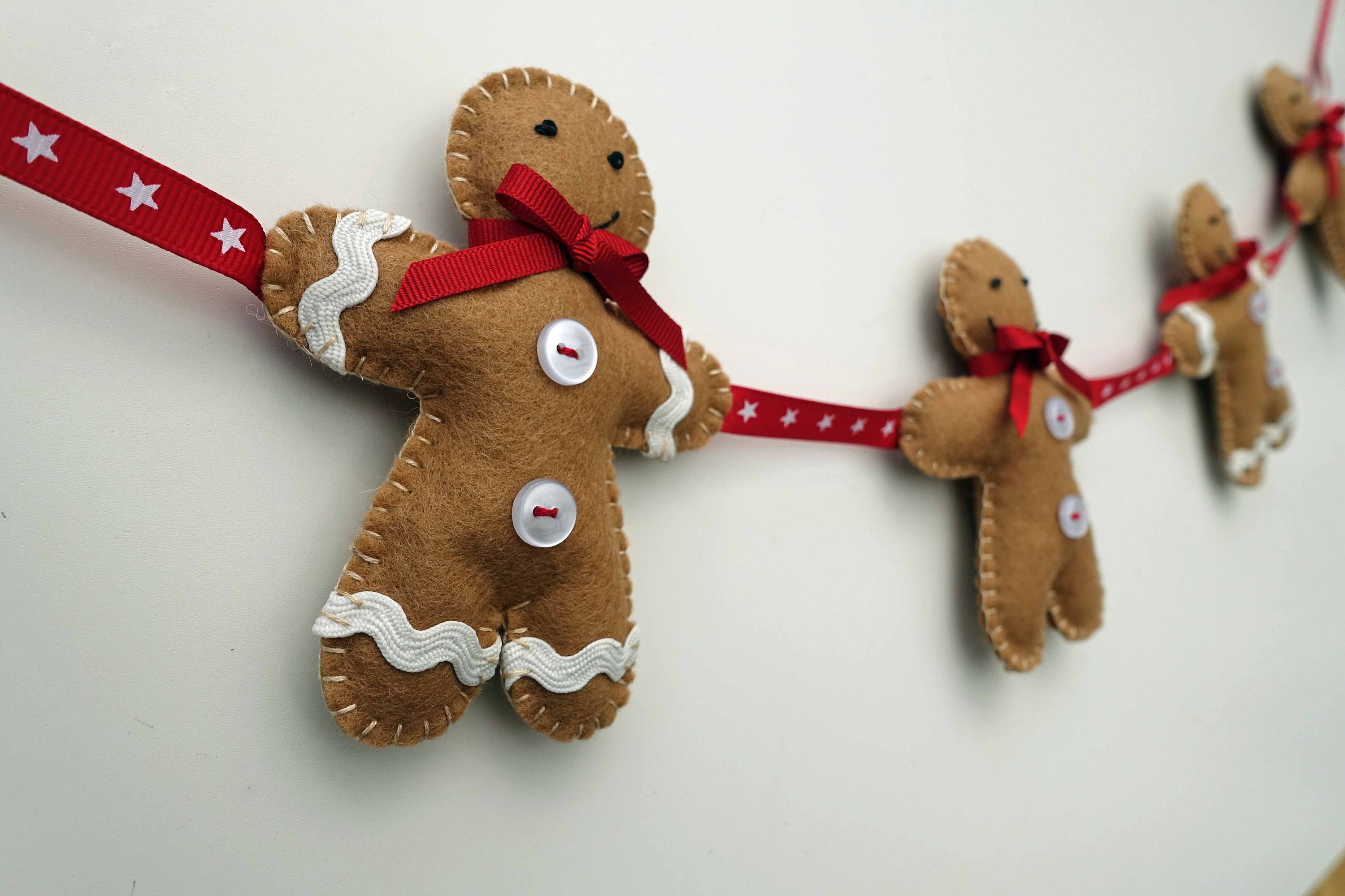 Gingerbread Man Decoration Pattern and Instructions DIY Pdf - Etsy