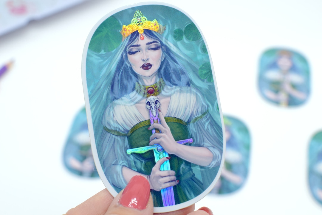 Holographic Effect Vinyl Sticker - Ophelia, Cursed Relic, Lady of the ...
