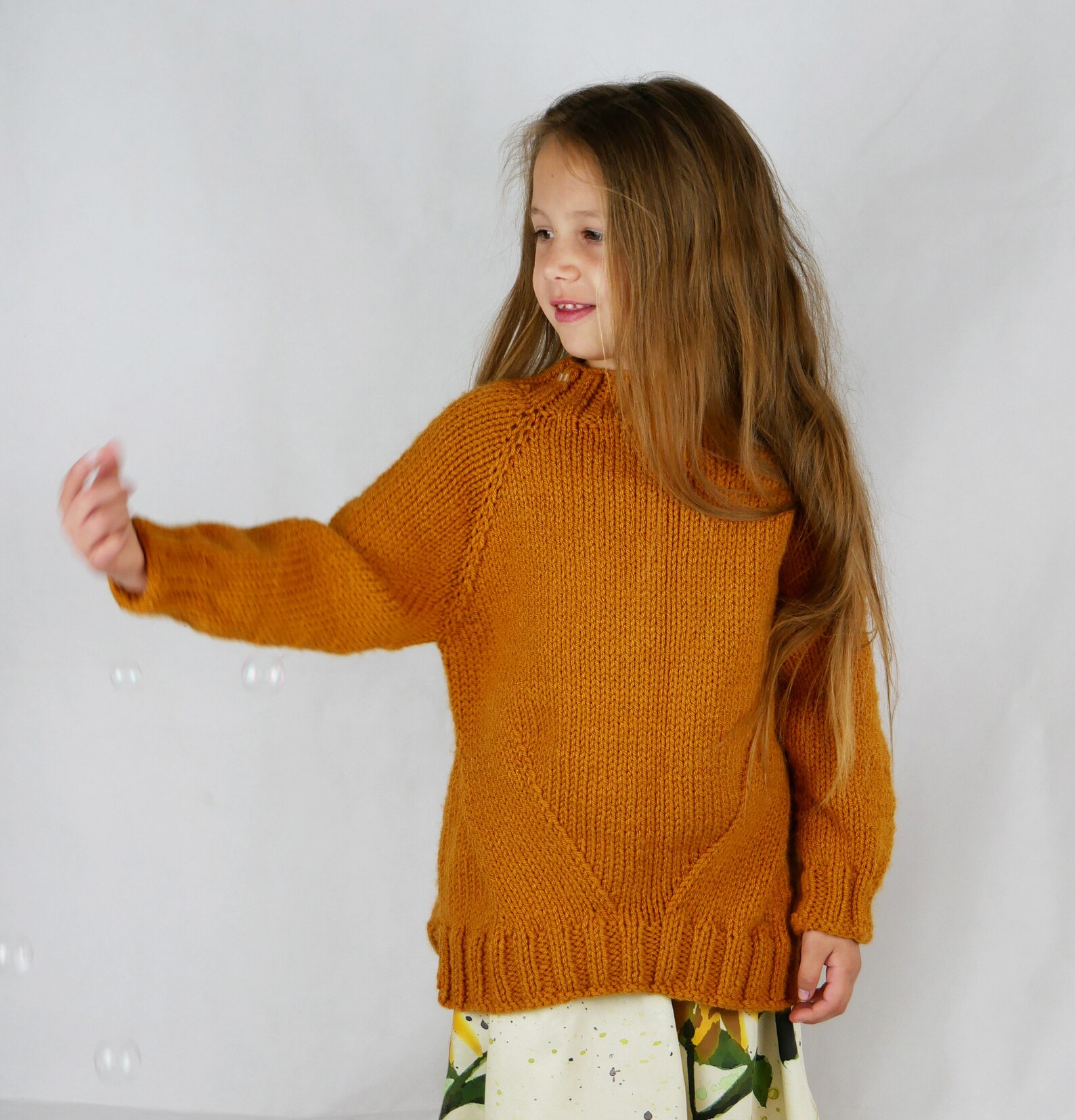 Kids Knitting Pattern, Sweater Pattern, Childrens Knitting, Top Down ...