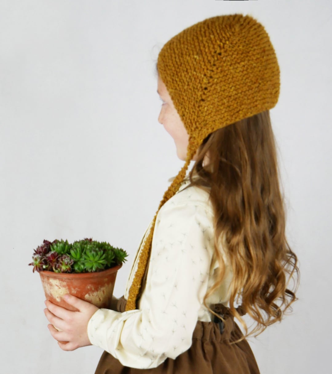 Kids Bonnet Knitting Pattern, Boys Knitted Helmet, Girls Bonnet ...