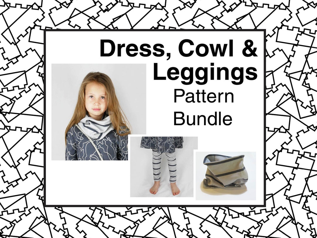 3 Pattern Bundle, Child's Sewing Pattern, Girls Dress Sewing Pattern ...