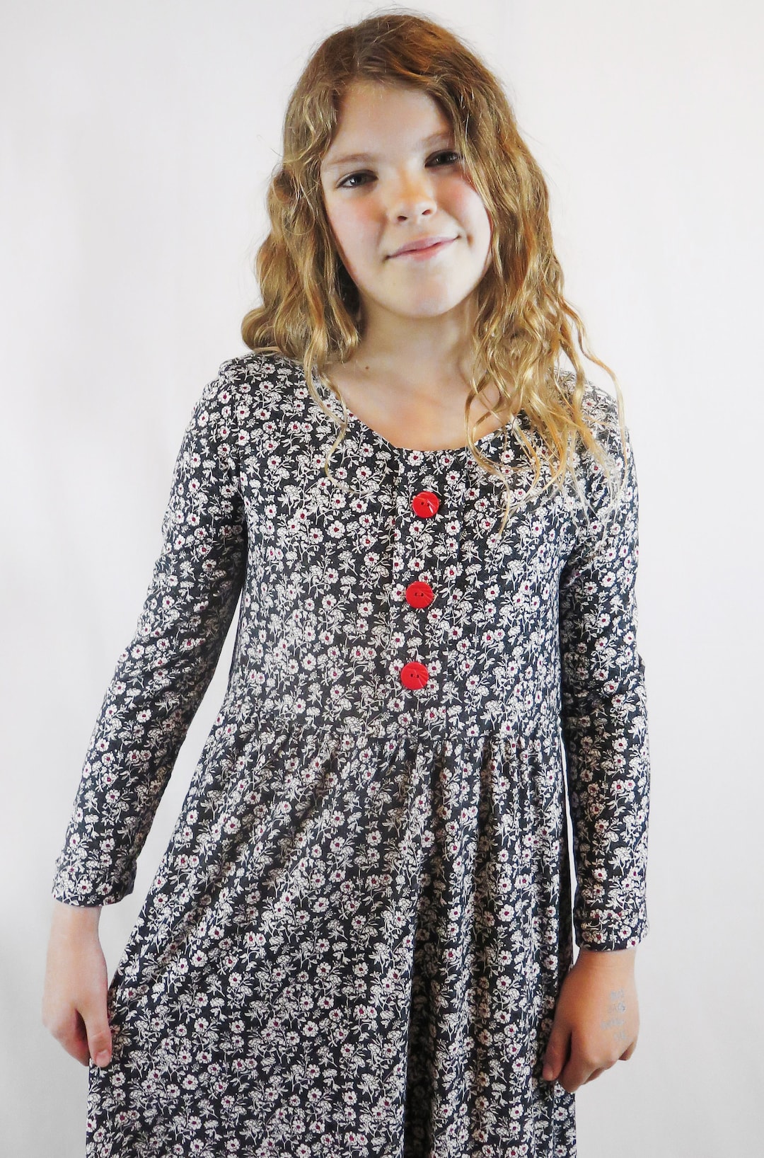 Girls Jersey Fabric Dress Sewing Pattern, Great for Kids With Sensory ...