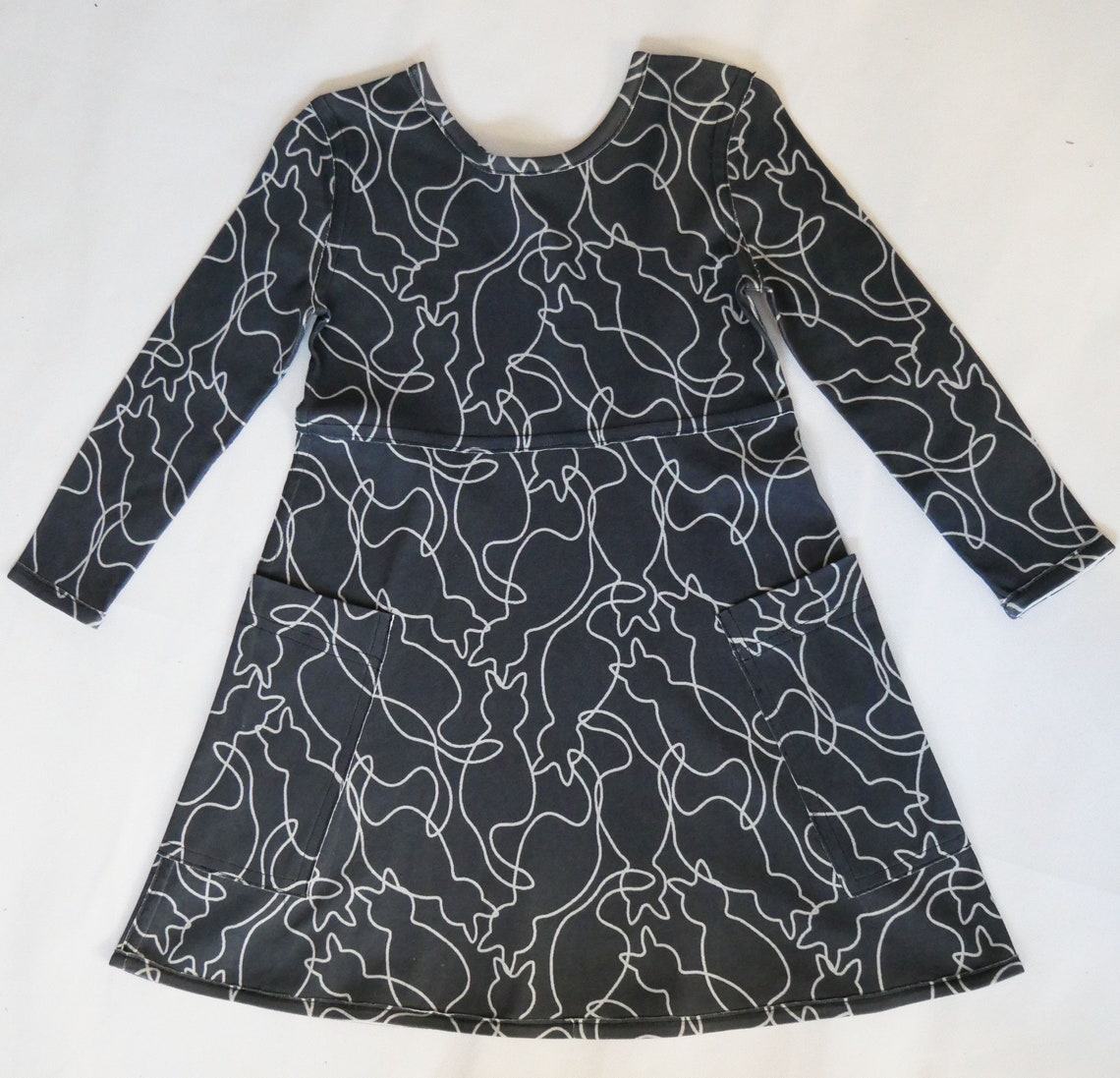 Girls Dress Sewing Pattern PDF Kids Sewing Pattern Jersey - Etsy