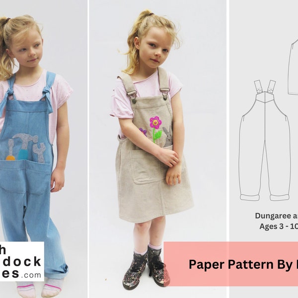 Dungaree Pattern - Etsy UK