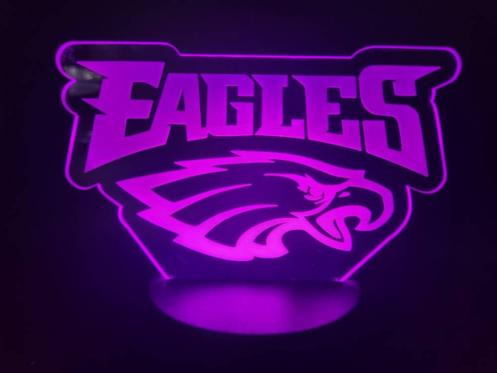 Philadelphia Eagles Football Desk Lamp LED Light - Etsy