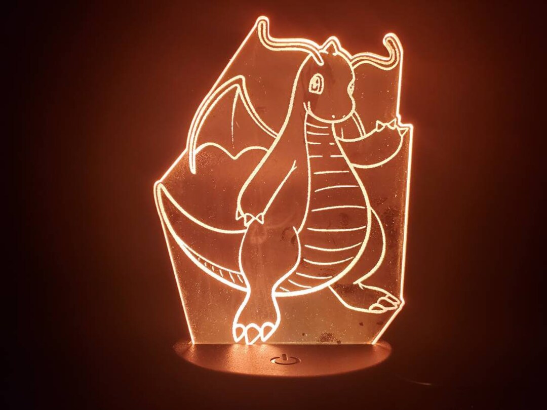 Dragonite Pokemon LED Game Room Light Display Lamp - Etsy