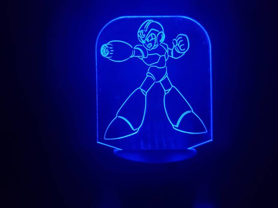 Mega Man Bedroom Light Room Decor Megaman Gifts - Etsy
