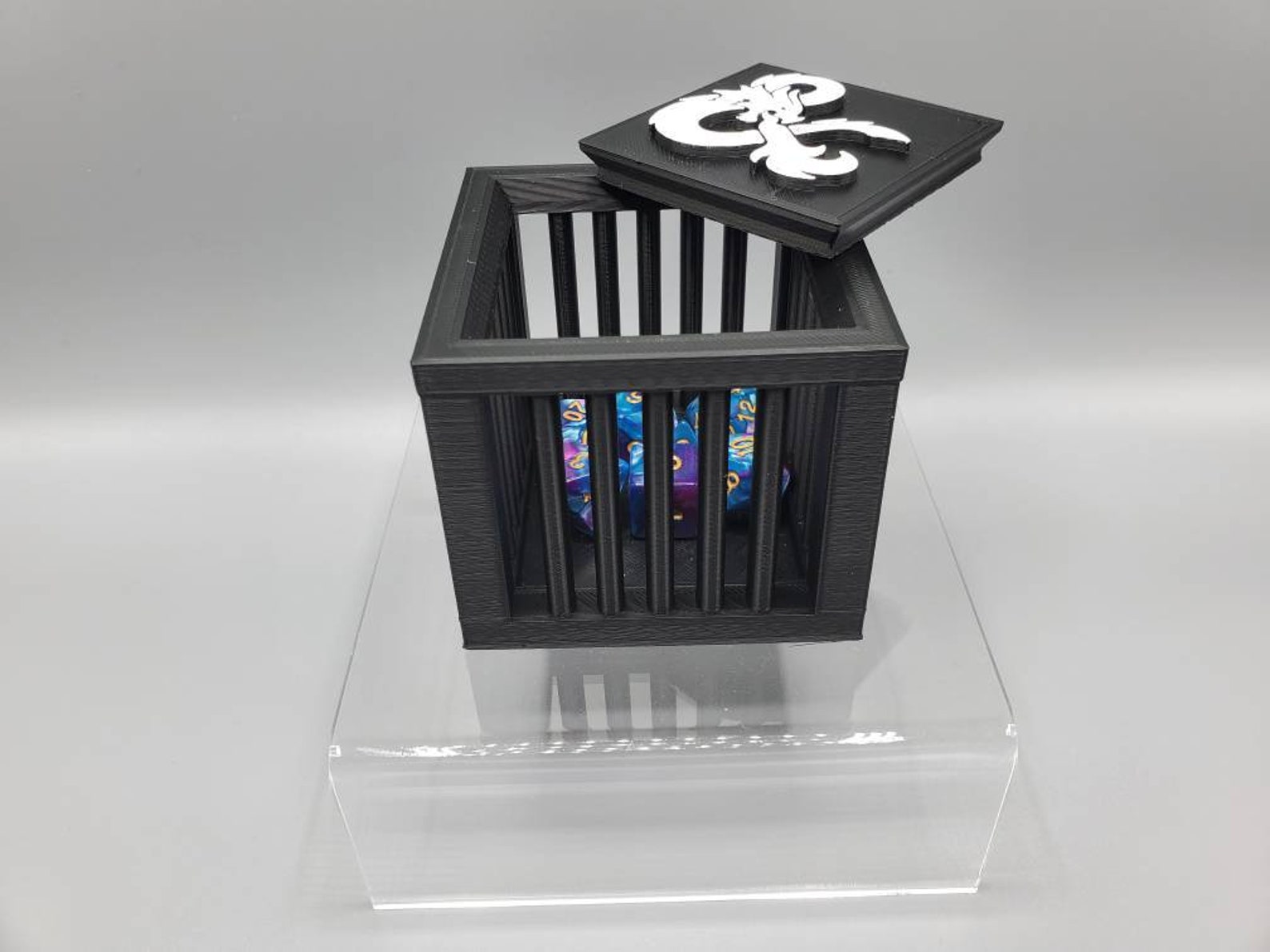 DND Dice Jail Dice Prison D20 Dice Dice Case Dice Box | Etsy