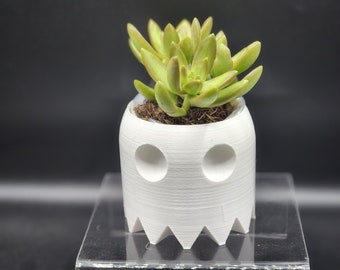 Pac-man Ghost Concrete Planter| Video Game Arcade Air Succulent Planter ...