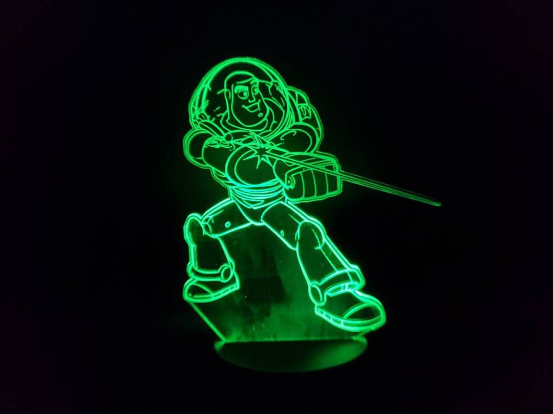Buzz Lightyear Gameroom LED Lamp | Night Light | Lamp - Etsy