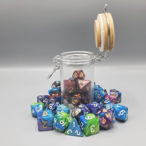 Dungeons and Dragons Dice Jar | Dice Box | Dice Set | DND - Etsy