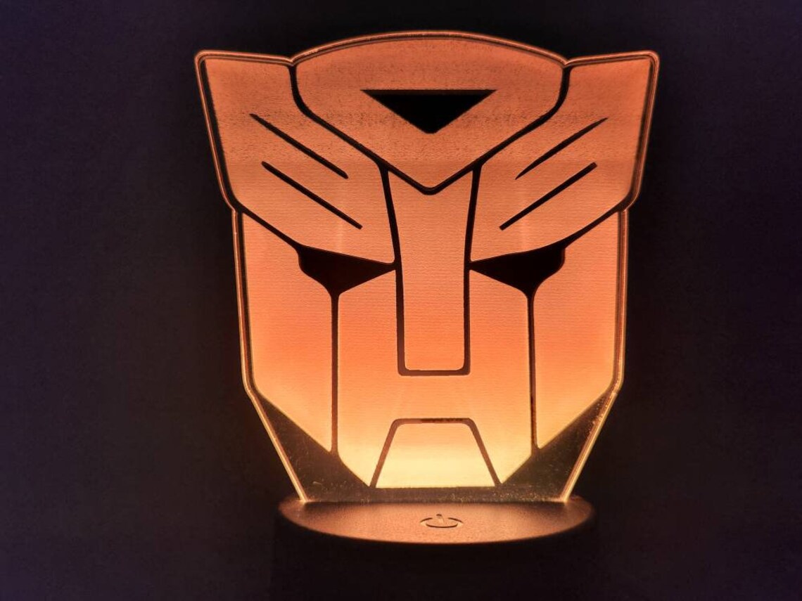 Transformers Autobots Game Room Lamp - Etsy