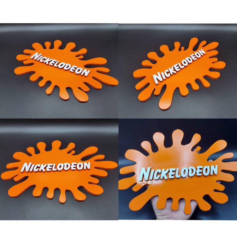 Nickelodeon Splat Logo Wall Piece Wall Decor Home Decor - Etsy