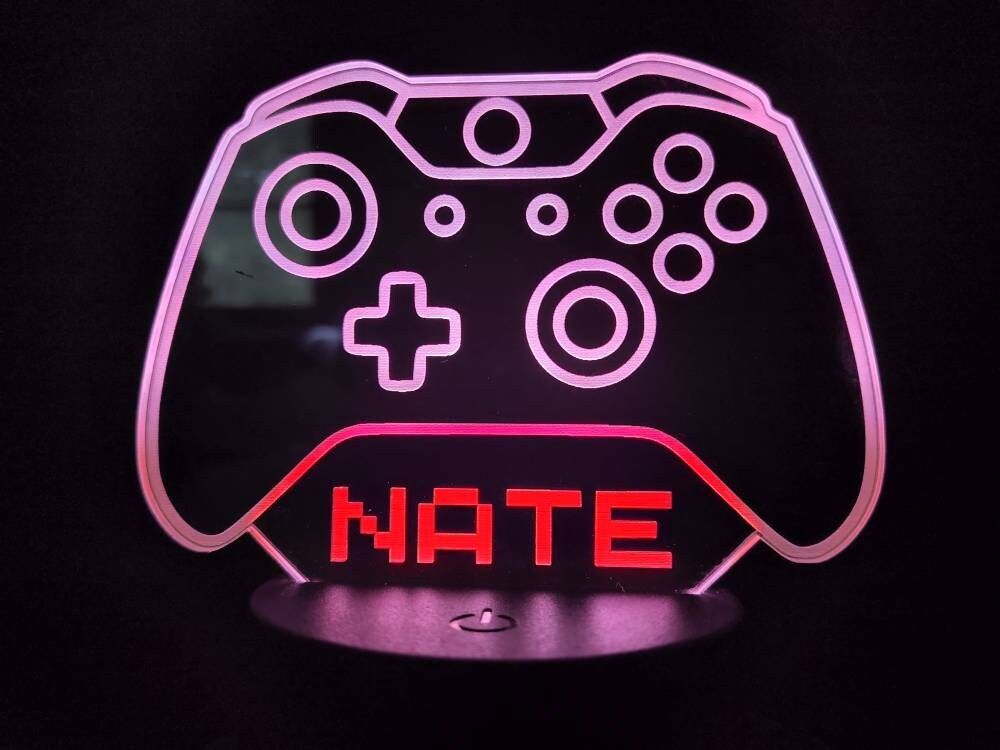 Personalized Xbox Controller 3D Light for Video Game Fan - Etsy