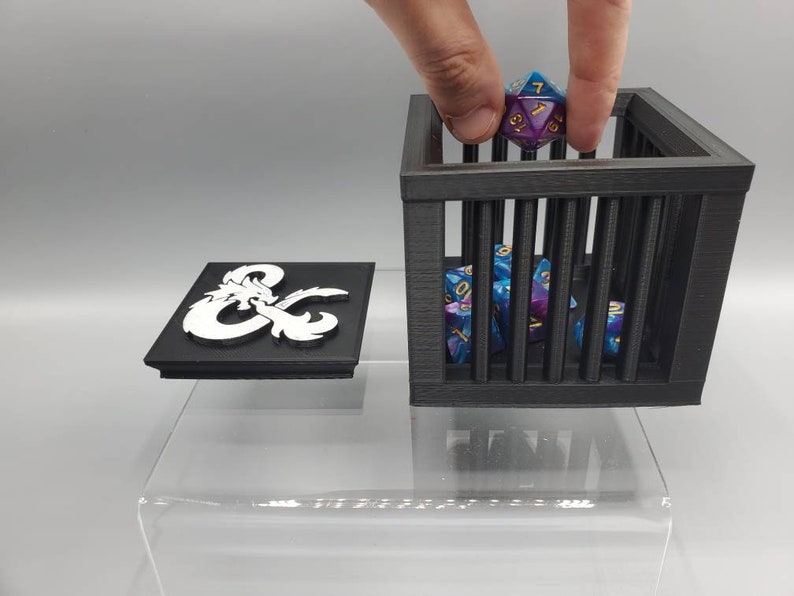 DND Dice Jail Dice Prison D20 Dice Dice Case Dice Box | Etsy