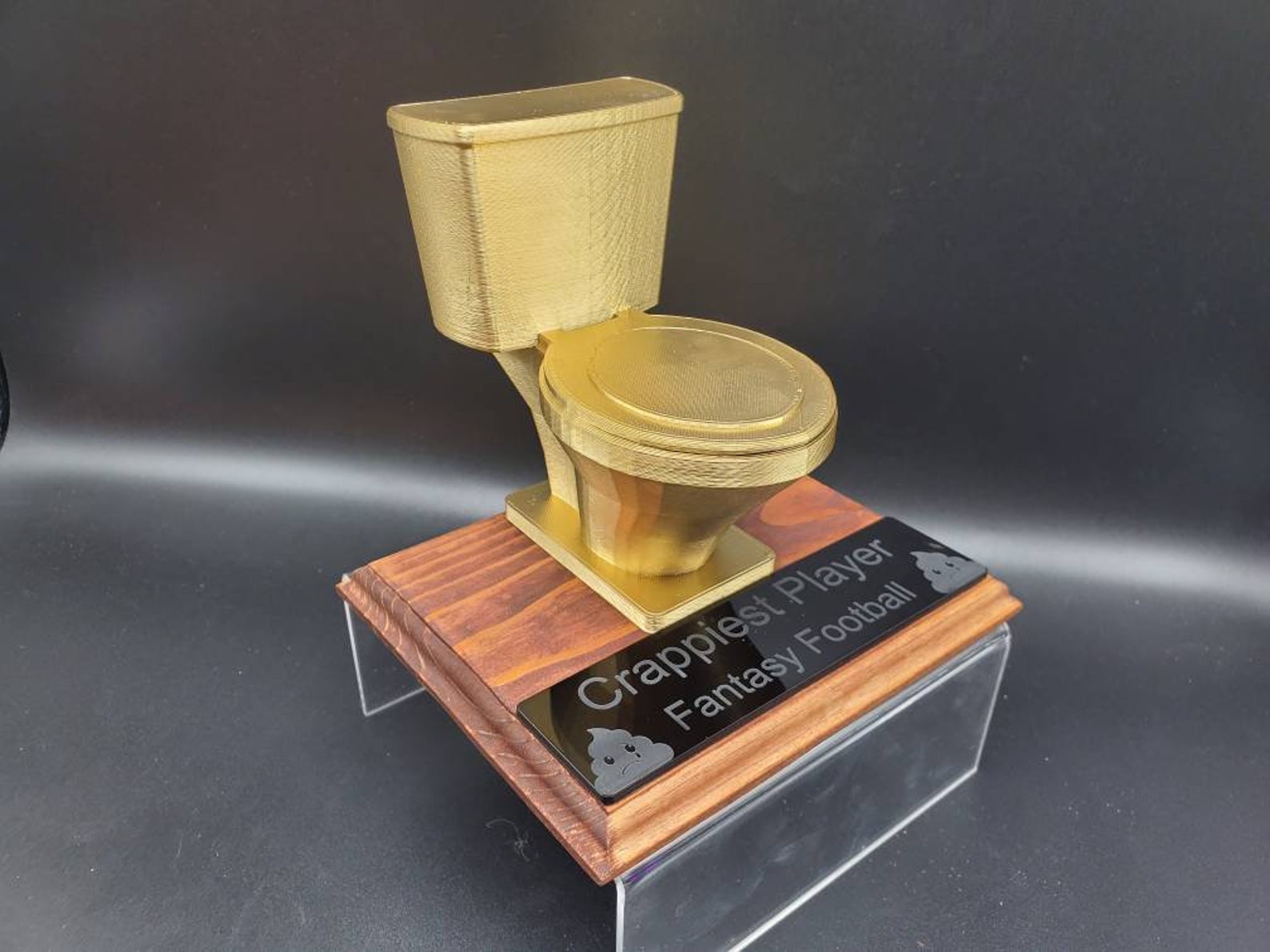 Fantasy Football Crappiest Player Trophy - Loser Award - Worst Player ...