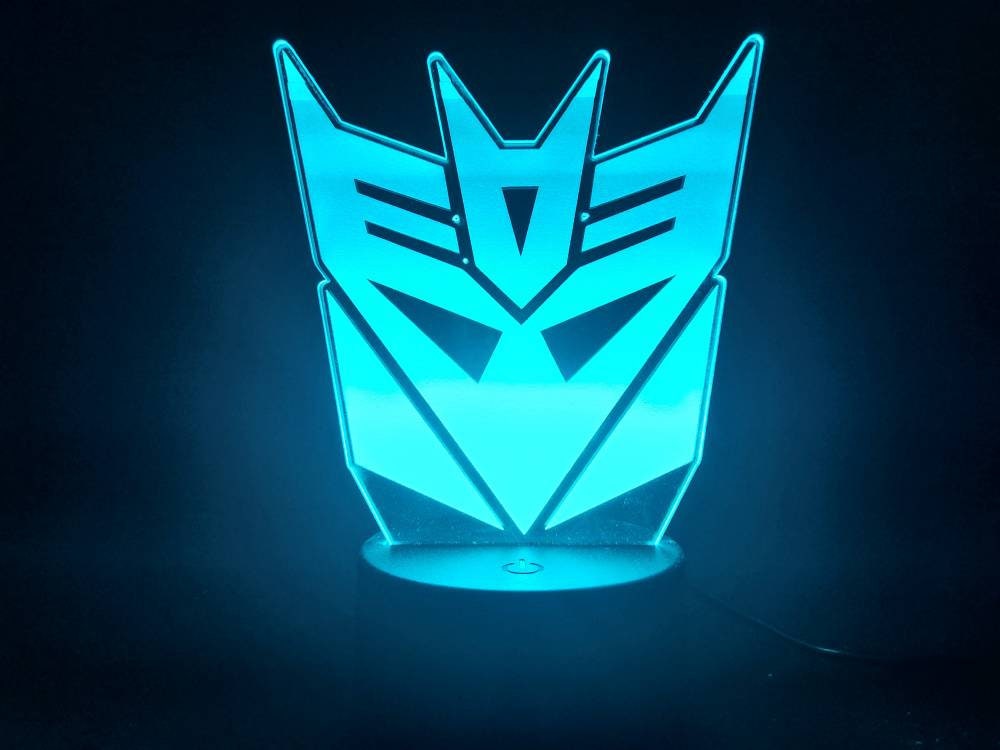 Transformers Decepticon Game Room Lamp - Etsy