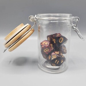 Dungeons and Dragons Dice Jar | Dice Box | Dice Set | DND - Etsy