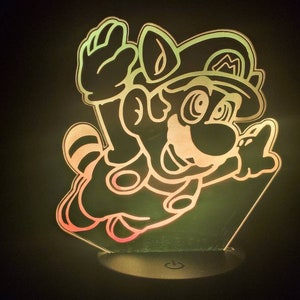 Super Mario Bros Gameroom Led Lamp - Etsy