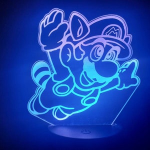 Super Mario Bros Gameroom Led Lamp - Etsy