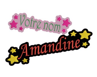 Custom Text Patch Embroidered Badgeiron On Sew or Velcro - Etsy