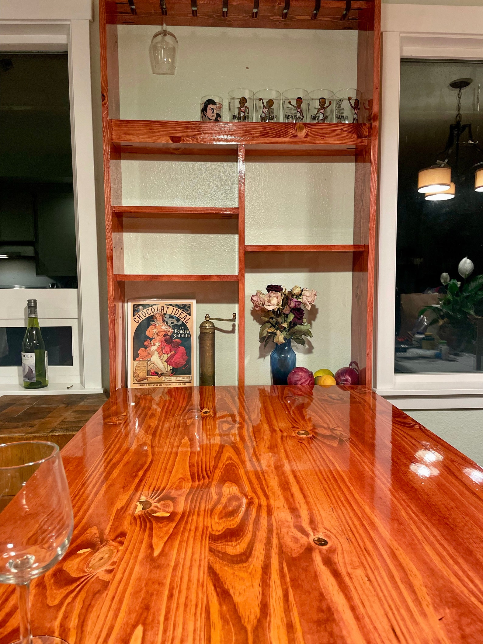 DELUXE (version 1) Murphy Bar, Wall Mount Bar, Hanging Bar, Liquor ...