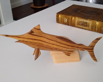 Carved Marlin - Etsy