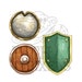Fantasy Shields Clipart, Dnd Shields Armor Clipart, Medieval Crest ...