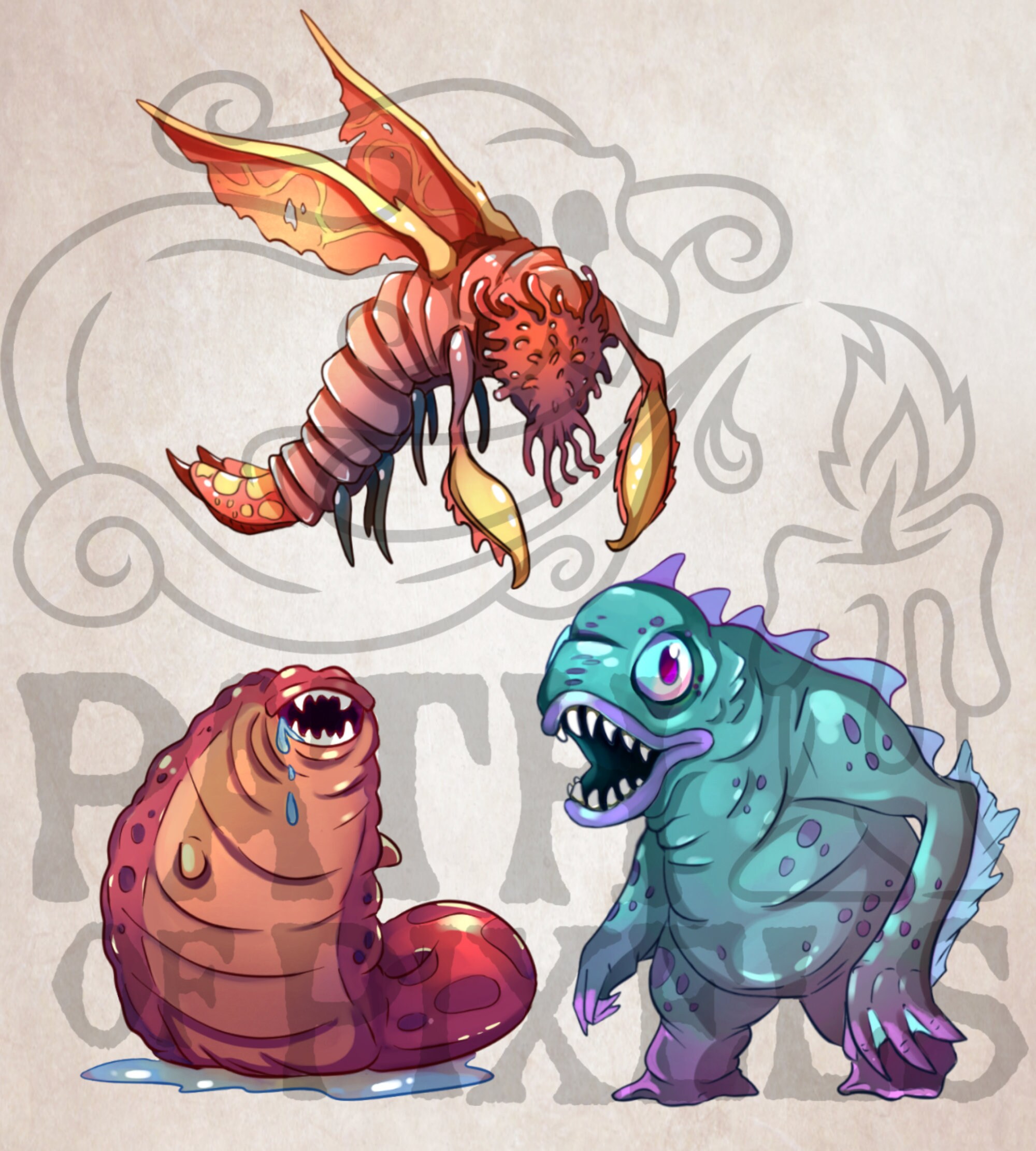 Cthulhu Monster Clipart, Lovecraft Monsters, Eldritch Horror PNG ...