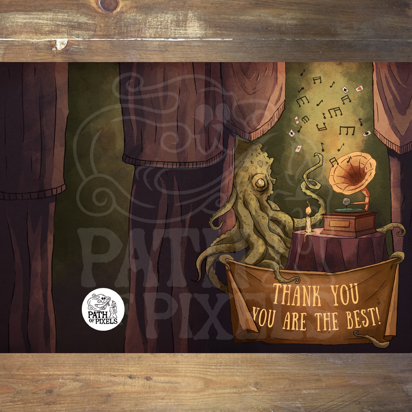 Cthulhu Thank You Card Lovecraft Inspired Card You Are the - Etsy