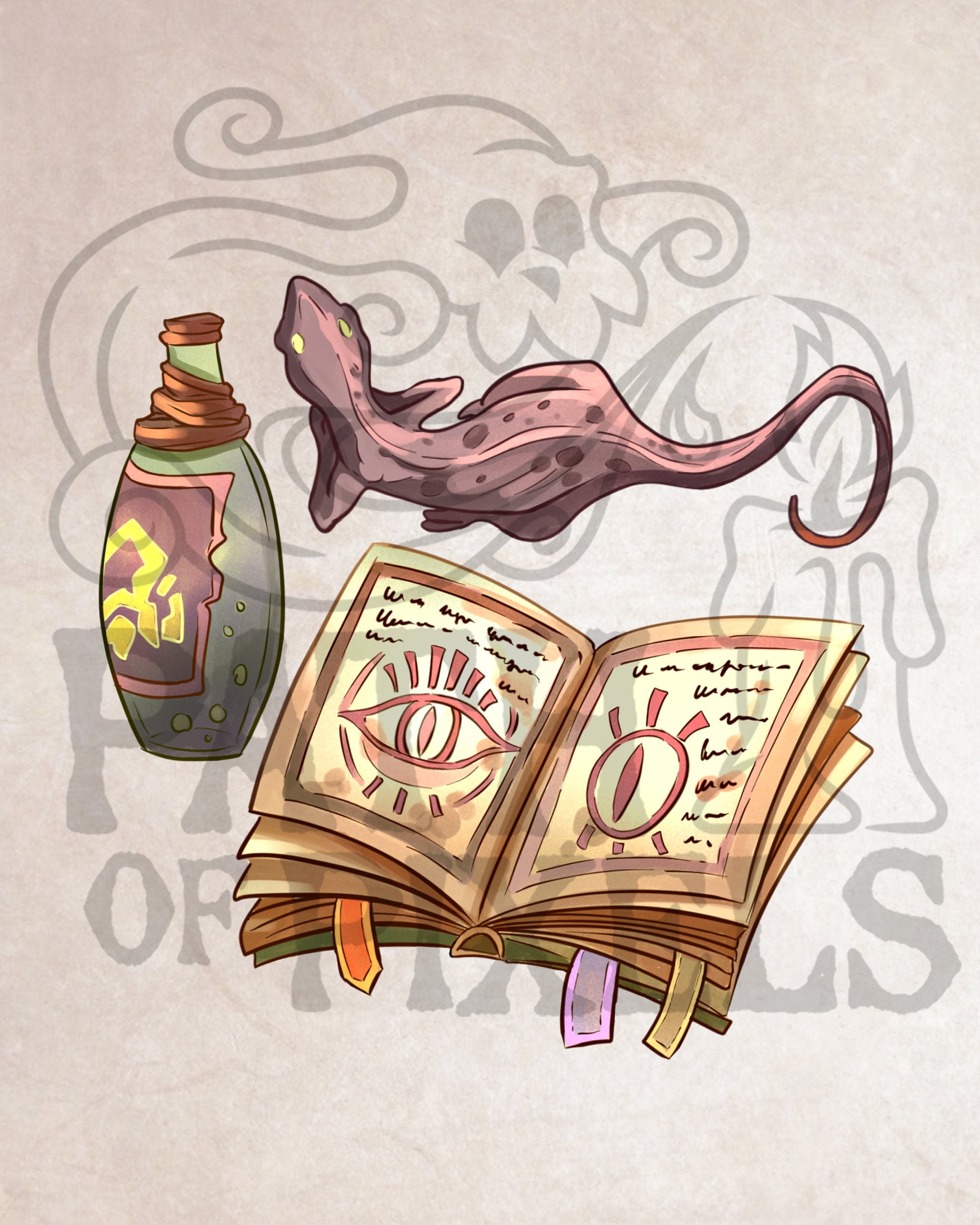 Dark Magic Clipart, Dnd Spells Clipart, Dnd Spellbook, Digital Dnd ...