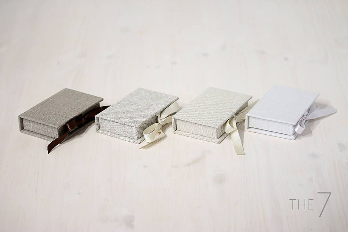 Set of 10 Boxes With Usb Usb Packaging Wedding Usb Case Usb Folio Case ...