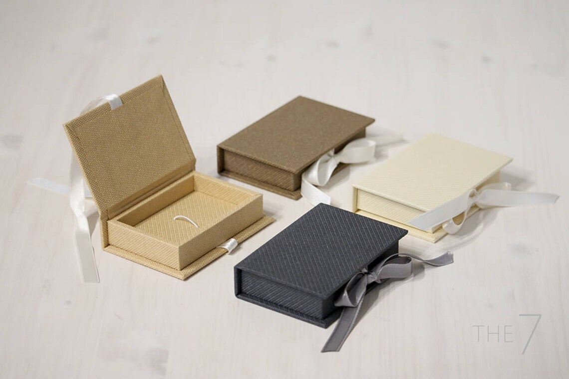 Box With Usb Usb Packaging Wedding Usb Case Usb Folio Case - Etsy