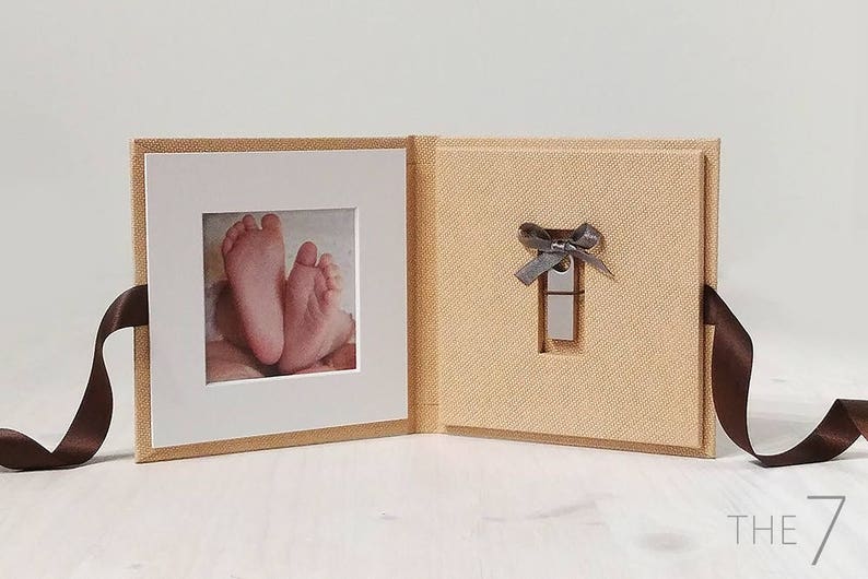 Packaging With Usb and Names Frame on Cover Wedding Usb Case Usb Folio ...