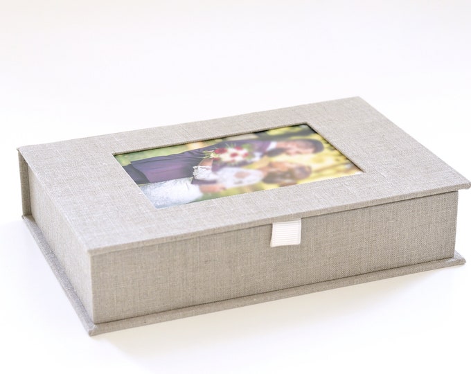 Box With Photo Window Box for Weddings Christening Gift Photography ...