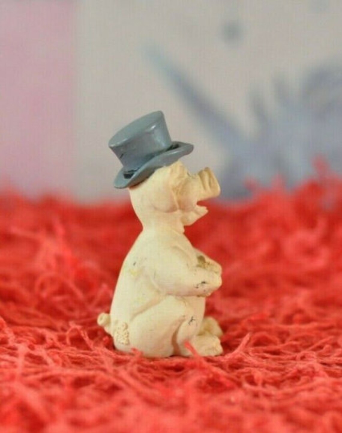 Fabulous WEDDING GROOM Pig Figurine Ornament by Pigtails C1992 7cm Tall ...