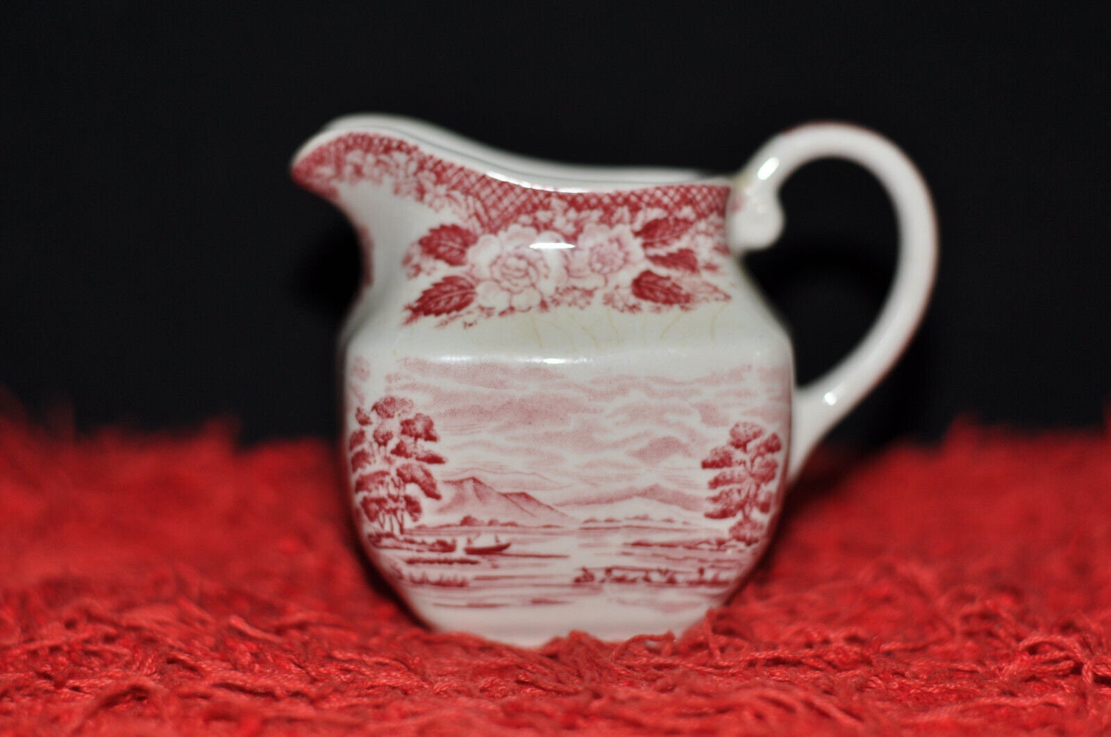 Enoch Wedgwood Pink and White LOCHS OF SCOTLAND Creamer Jug 9cm Tall - Etsy