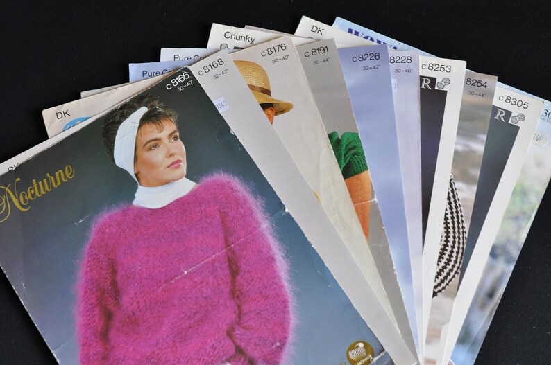 Modern SIRDAR Knitting Crochet Pattern - C8166, C8168, C8176, C8191 ...