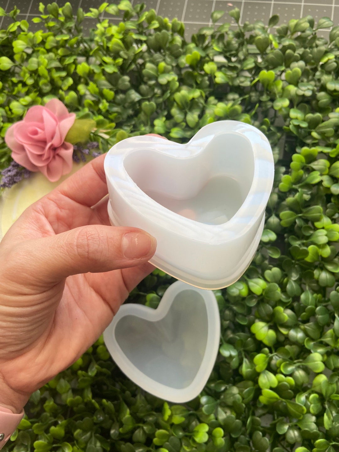 Silicone Heart Box Mold/great for Resin/epoxy/jewelry Box/reusable - Etsy