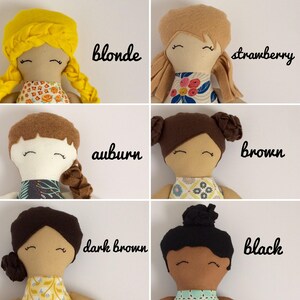 Custom Cloth Doll, Personalized Cloth Doll, Fabric Doll, Big Sister ...