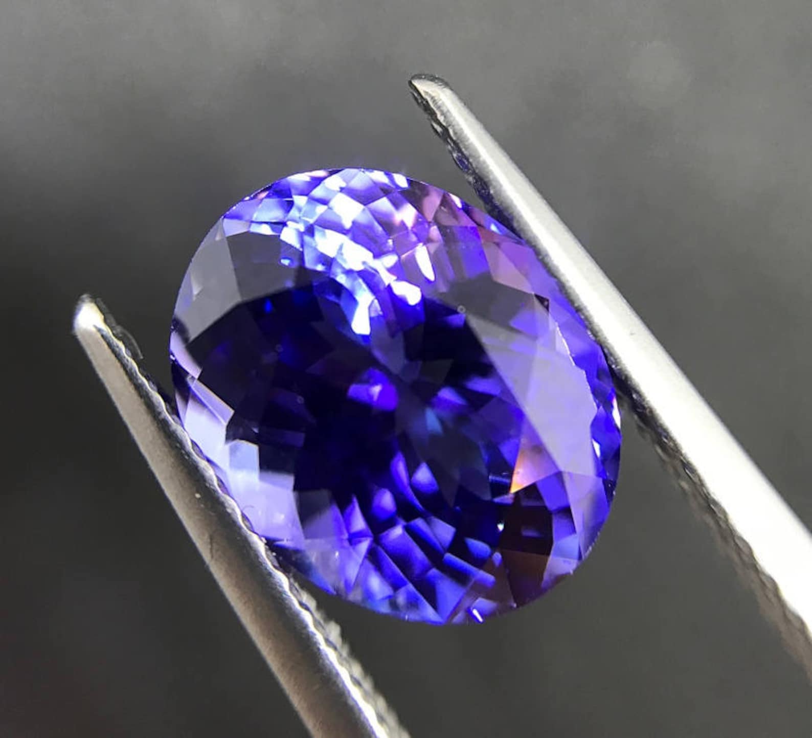 Tanzanita 3.53 Cts Piedra preciosa Natural Suelta Oval - Etsy España