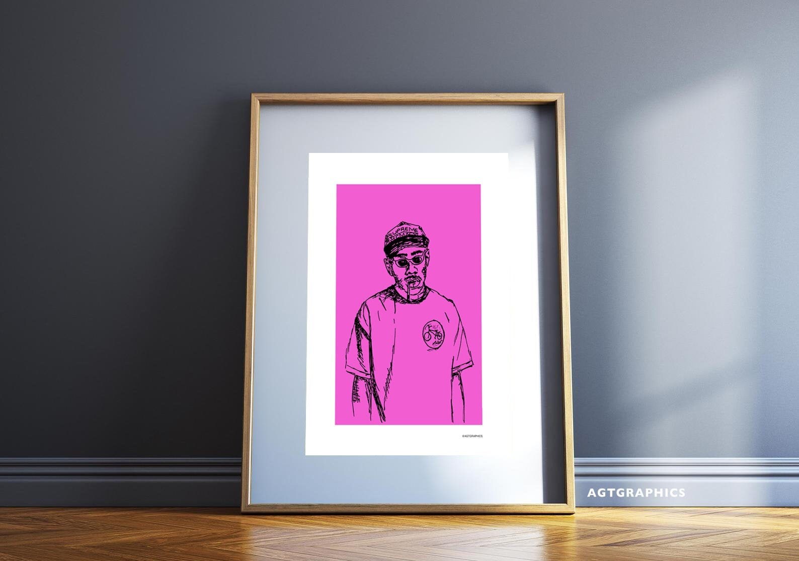 Tyler the Creator INSPIRED art Tyler the Creator print | Etsy