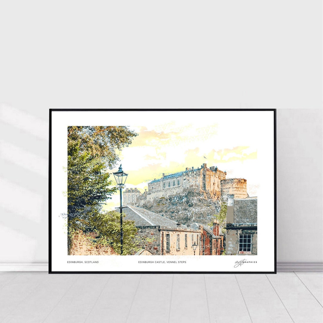 Scotland Edinburgh Vennel Steps Iconic Landmark of Scotland Edinburgh ...