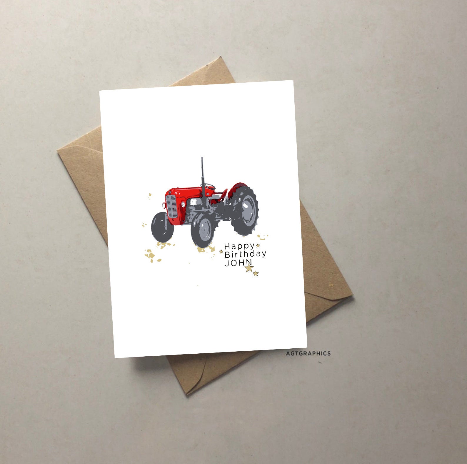 Personalised Happy Birthday Card | Farm Father's Day | Mother's Day ...